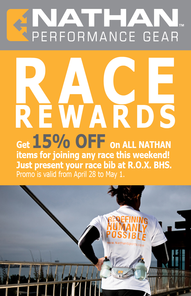 Nathan Race Rewards! 15% ALL Nathan Products! | Manila On Sale