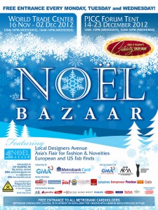 Noel Bazaar @ World Trade Center November - December 2012 | Manila On Sale