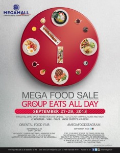 Mega Food Sale @ SM Megamall September 2013 | Manila On Sale