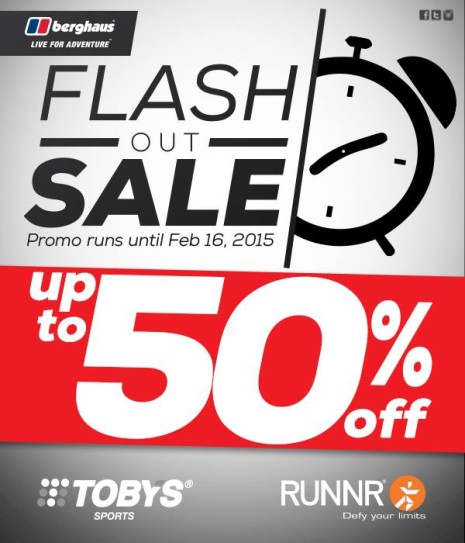 Berghaus’ Flash Out Sale: January 18 – February 16, 2015 | Manila On Sale