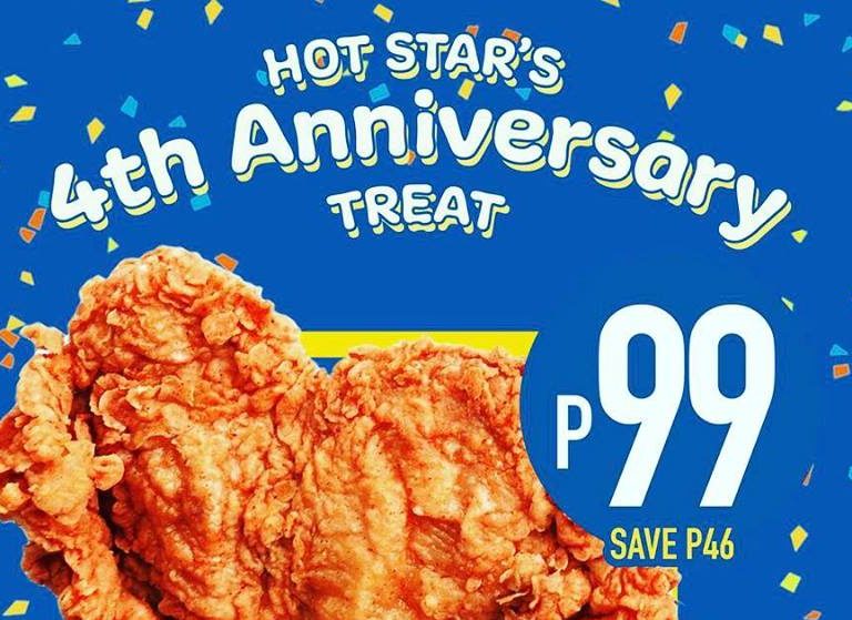 1 Piece Hot Star Fried Chicken for Php99 | Manila On Sale