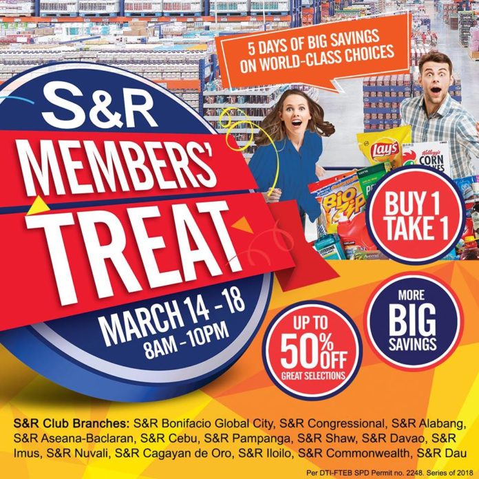 SNR Members Treat 2018 | Manila On Sale