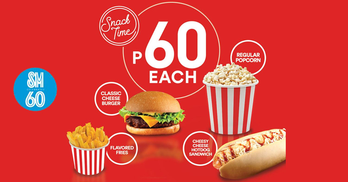 SM Cinema Snacks at P60 Only 2018 | Manila On Sale