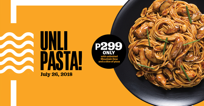 Yellow Cab UNLI PASTA - July 26, 2018 | Manila On Sale