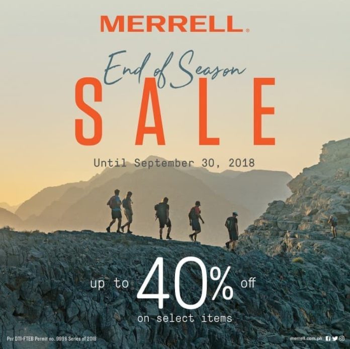 Merrell End of Season Sale - Sept 2018 | Manila On Sale
