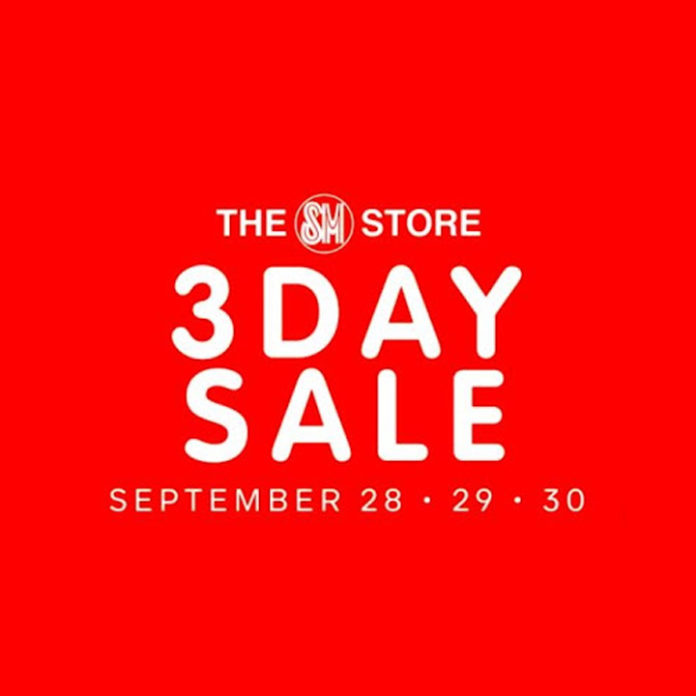 SM Store 3-Day Sale - Sept 2018 | Manila On Sale