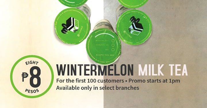 Moonleaf Wintermelon Milk Tea for Only 8 pesos! | Manila On Sale