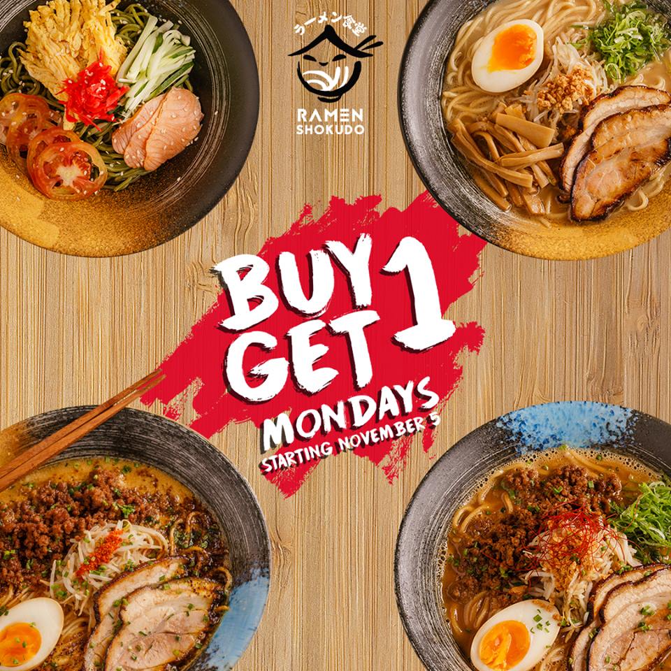 Buy 1 Take 1 Ramen at Ramen Shokudo | Manila On Sale