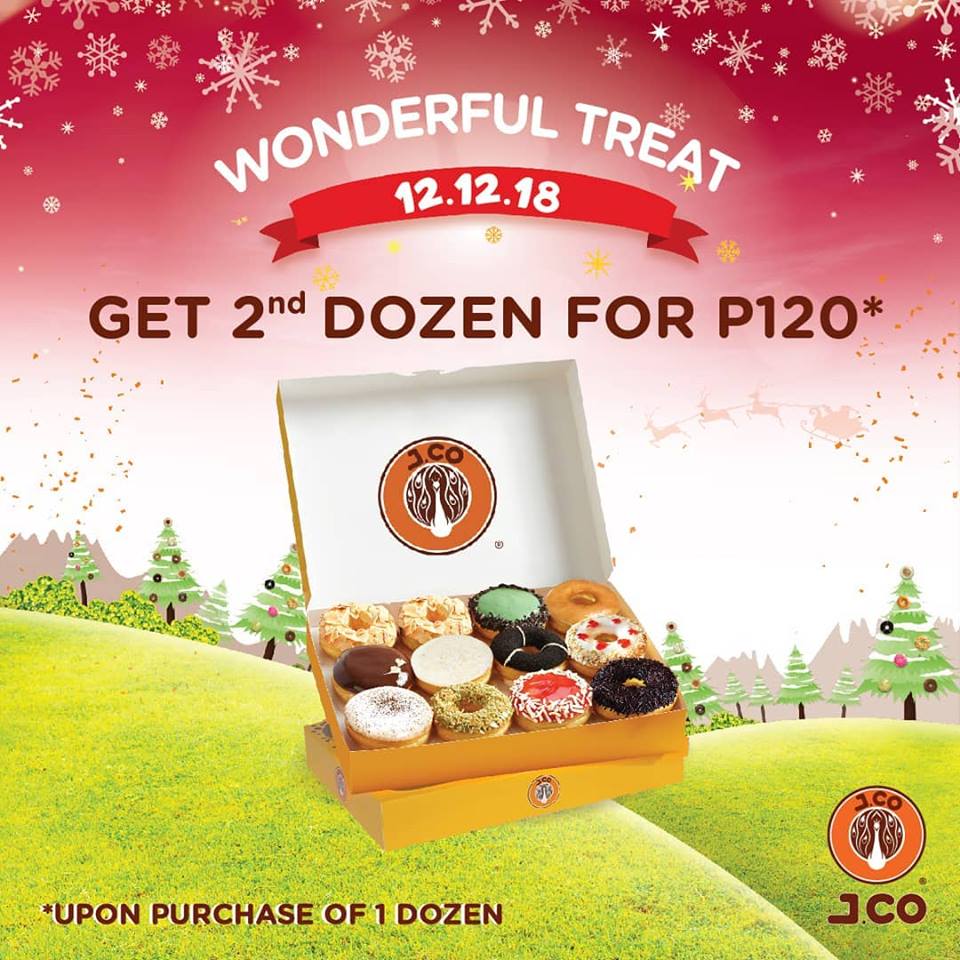 J.CO Donuts Wonderful Treat December 2018 | Manila On Sale