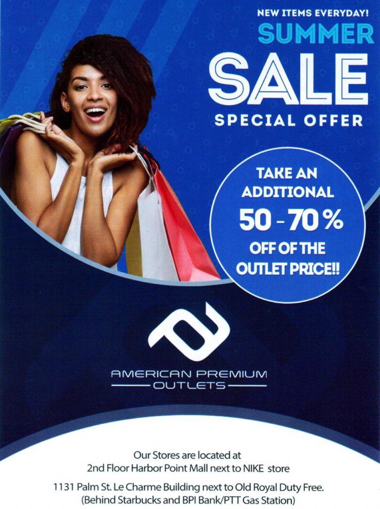 American Premium Outlet Sale May 2019 | Manila On Sale