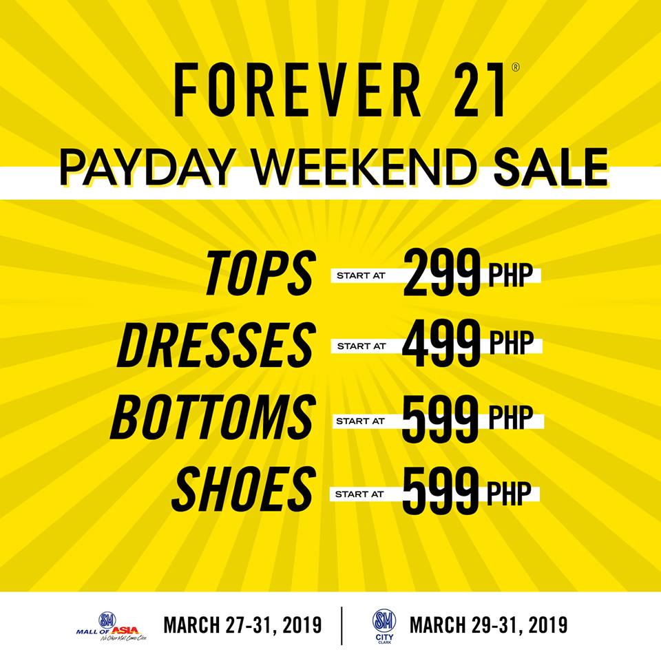 Forever 21 Pay Day Weekend Sale March 2019 | Manila On Sale