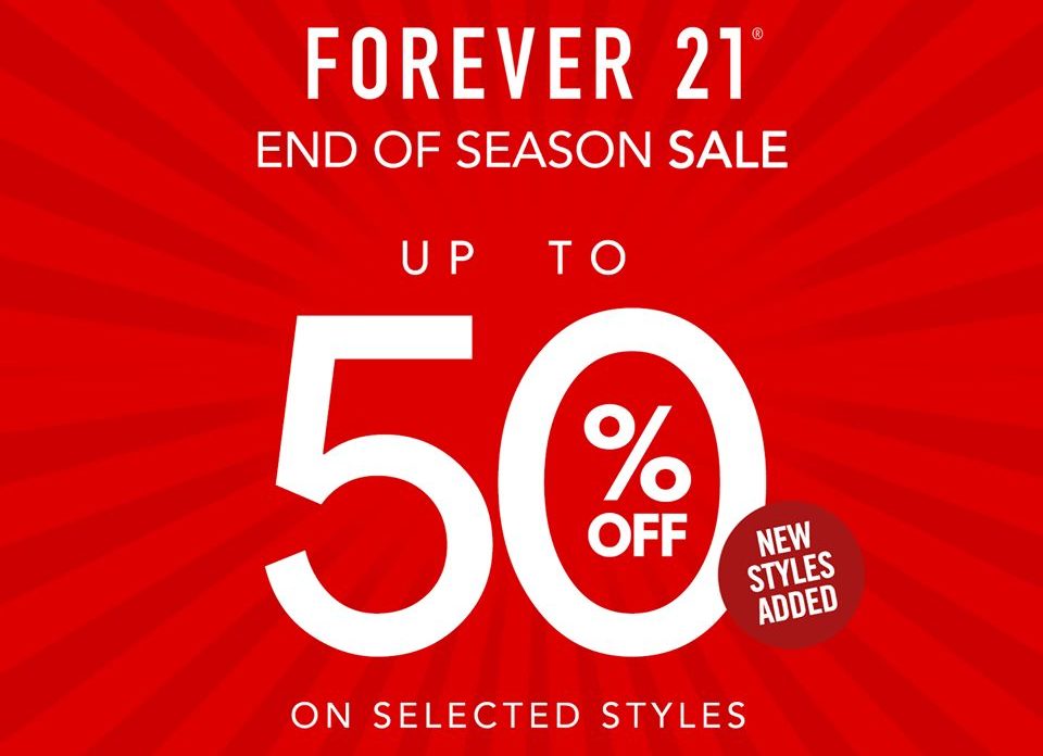 Forever 21 End of Season Sale July 2019 | Manila On Sale 2020