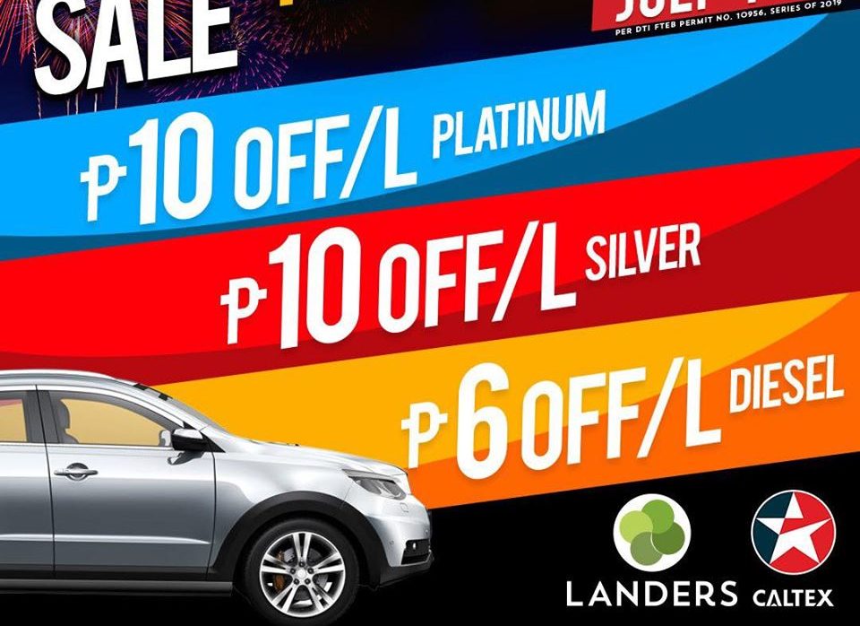Caltex Coupon Fuel Discount at Landers July 2019 | Manila On Sale 2020