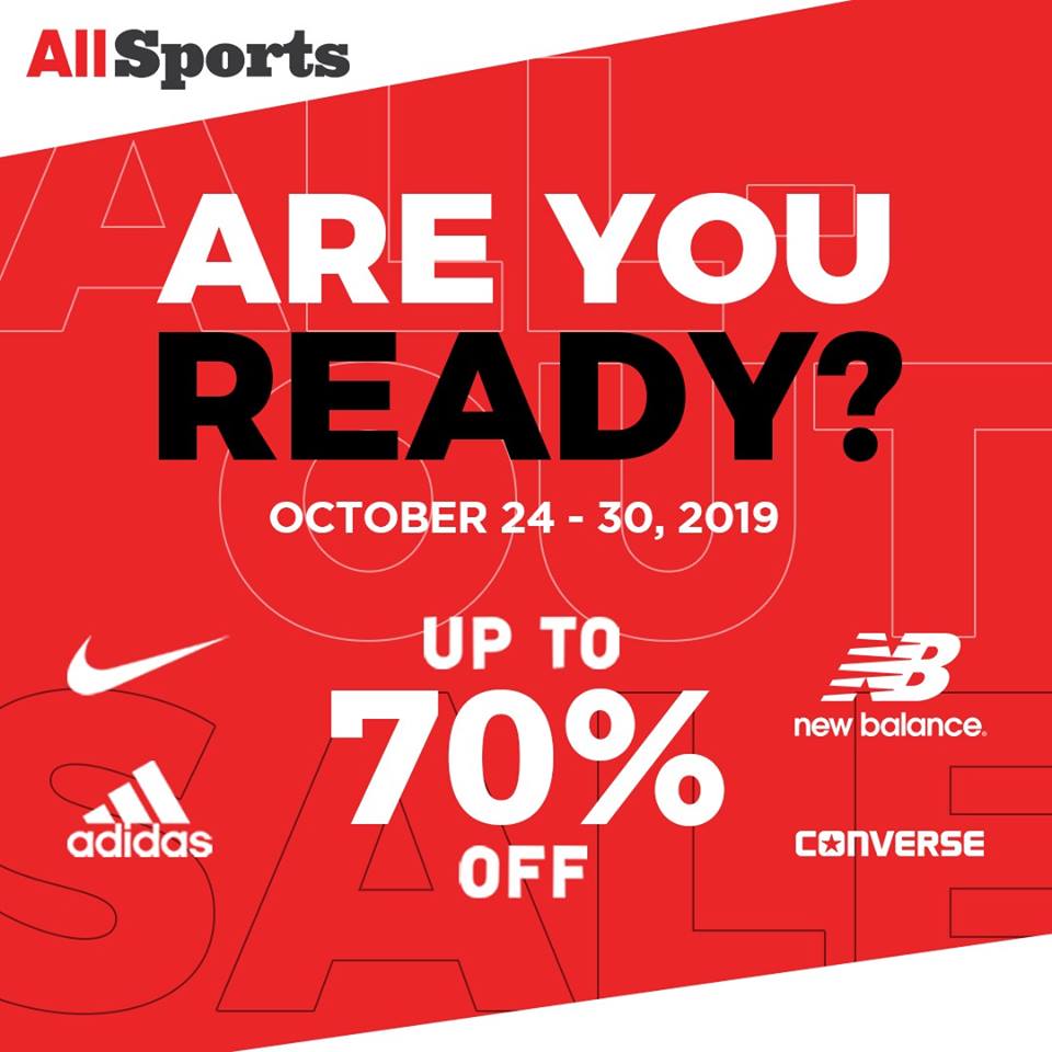 AllSports All Out Sale October 2019 | Manila On Sale
