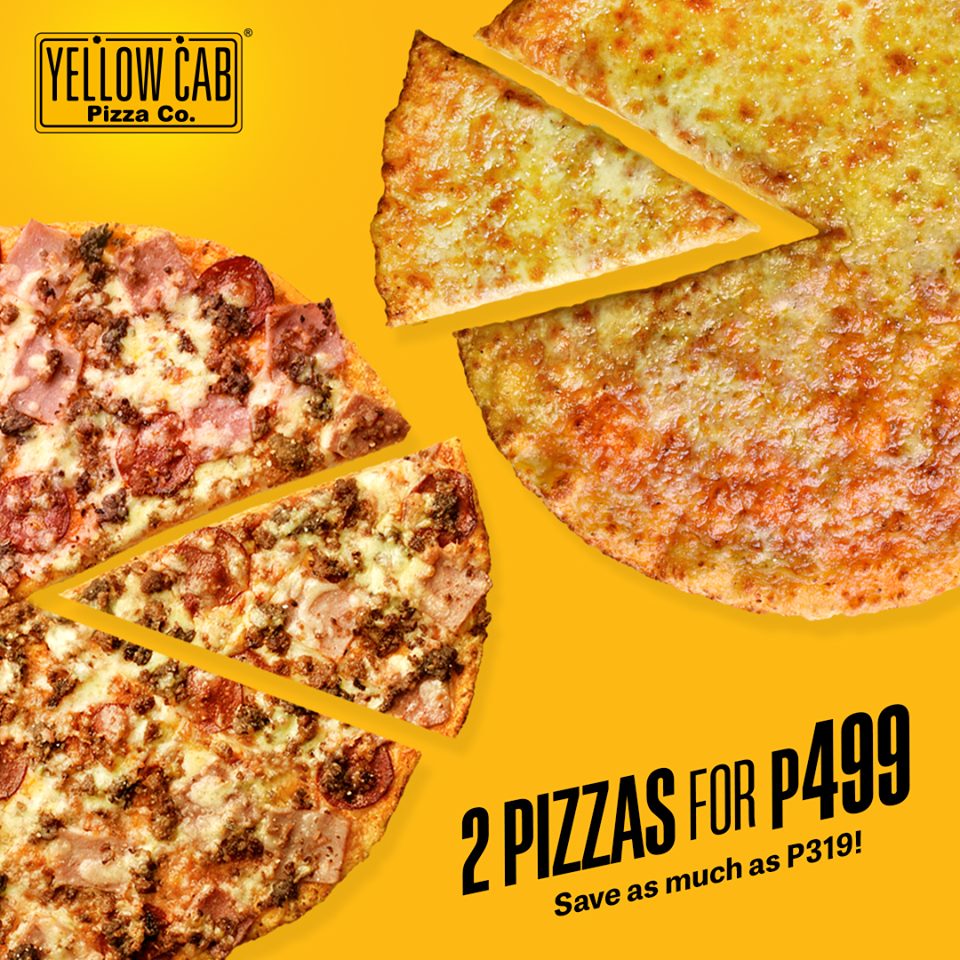 Yellow Cab Food Promo October 2019 | Manila On Sale