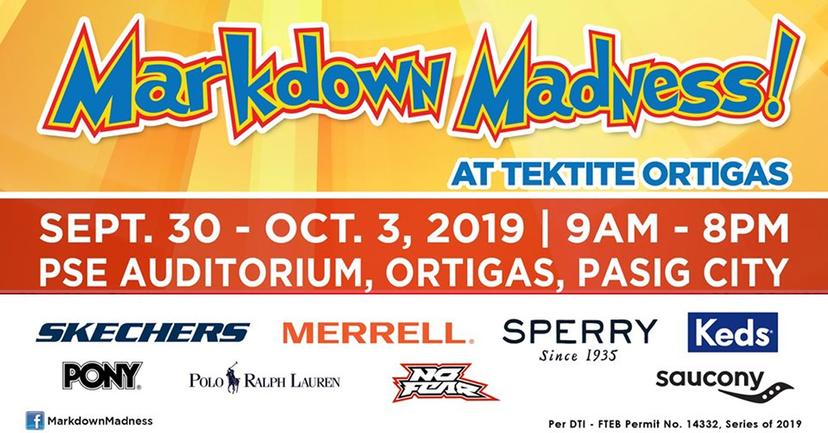 Markdown Madness 2019 in PSE Auditorium, Ortigas | Manila On Sale