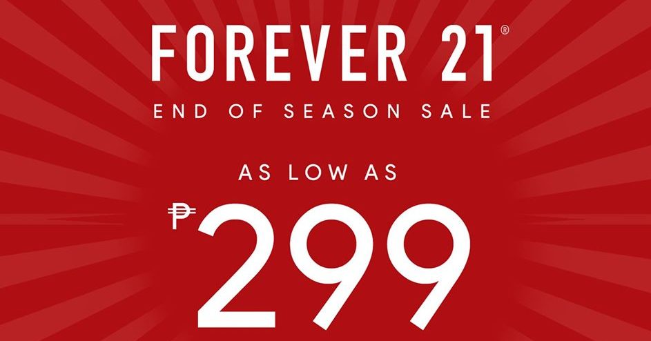 Forever 21 End of Season Sale December 2019 | Manila On Sale