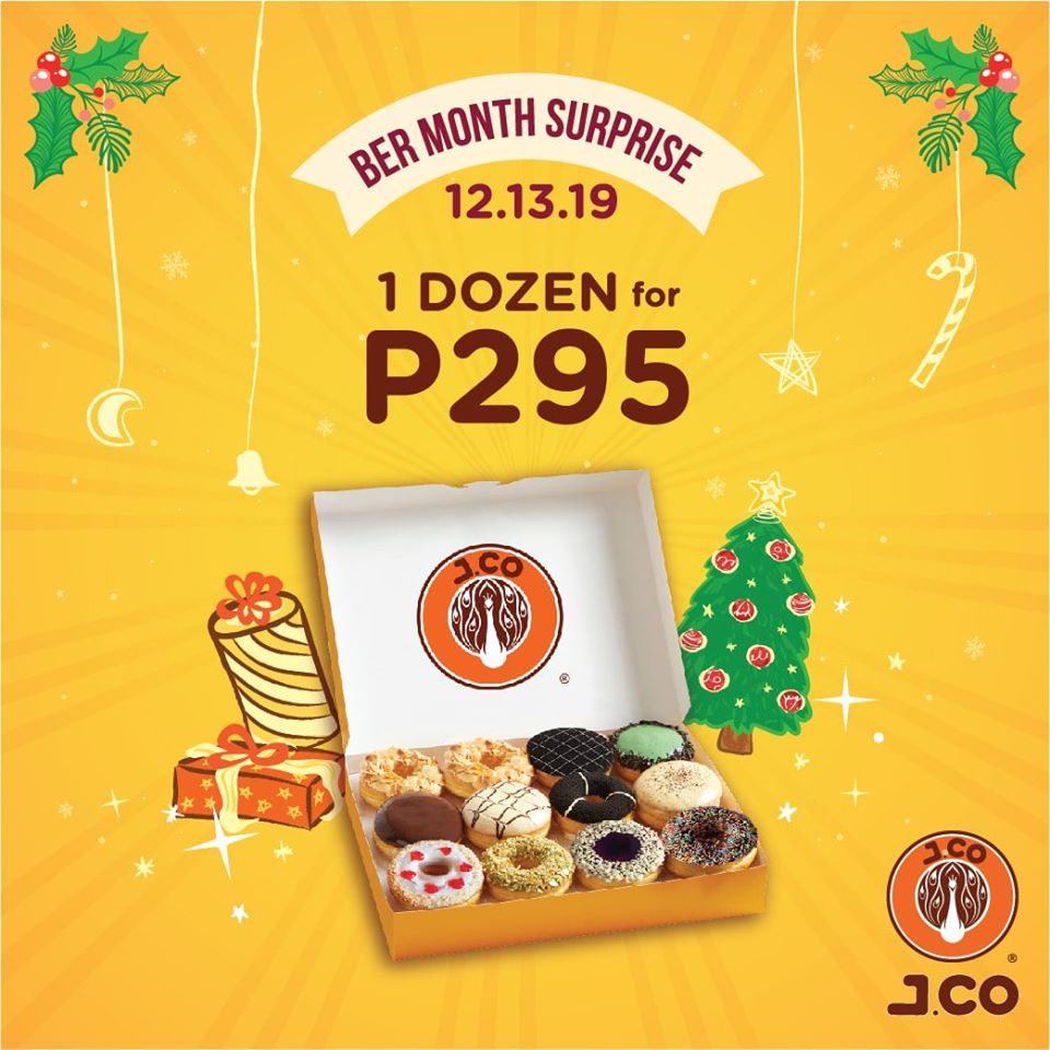 J.CO BER MONTH SURPRISE DECEMBER 2019 | Manila On Sale