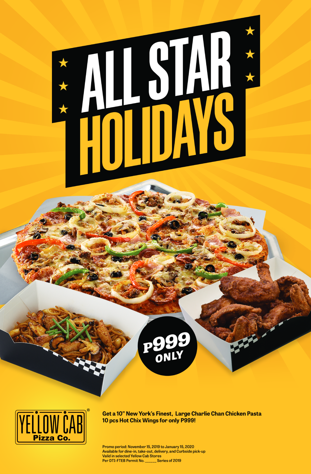 Yellow Cab All Star Holidays Bundle | Manila On Sale