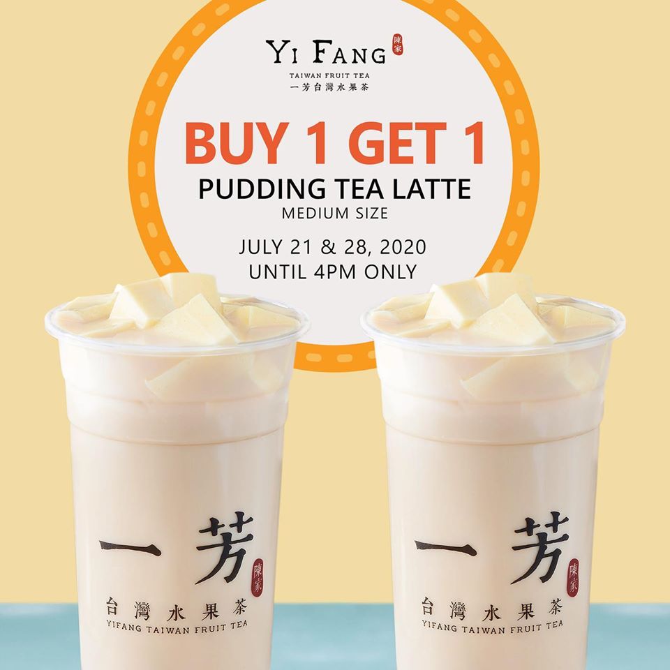 Buy 1 Take 1 Yi Fang Milk Tea July 2020 | Manila On Sale