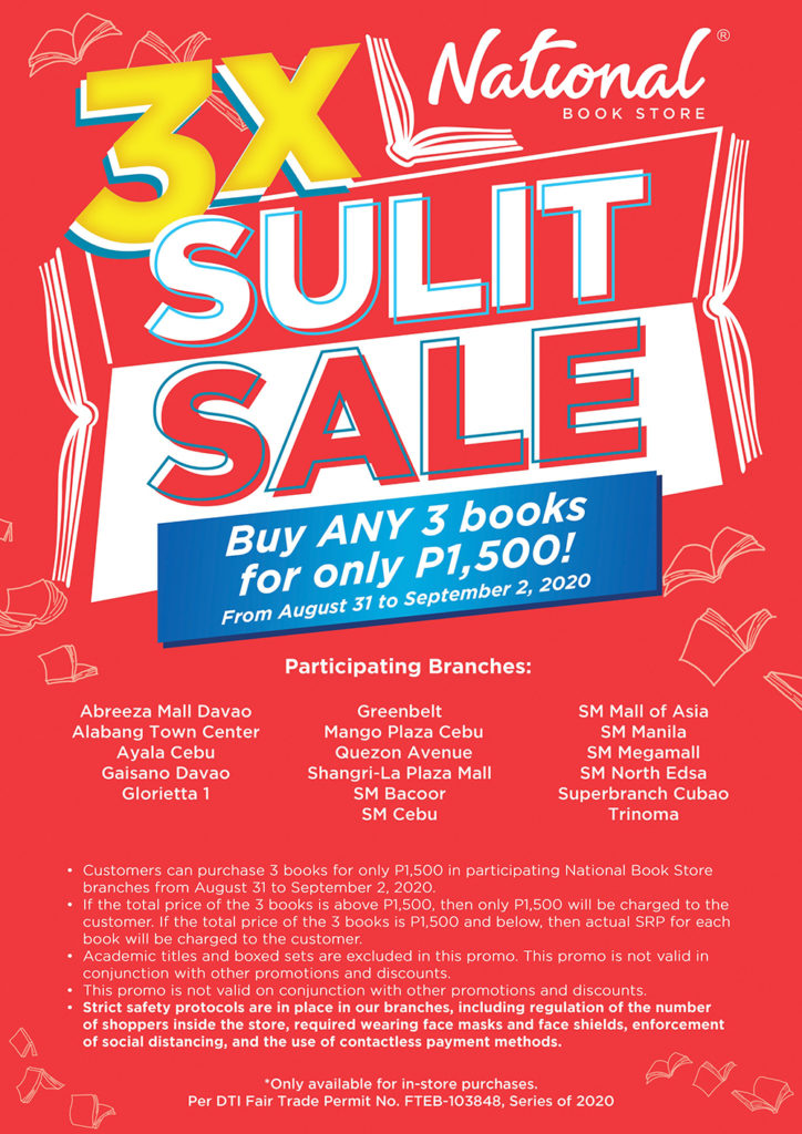 National Book Store's 3x Sulit Sale | Manila On Sale