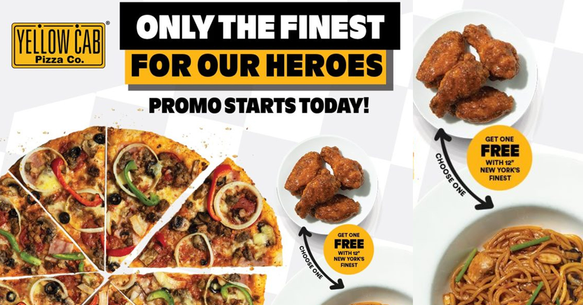 Yellow Cab Only The Finest For Our Heroes Promo | Manila On Sale