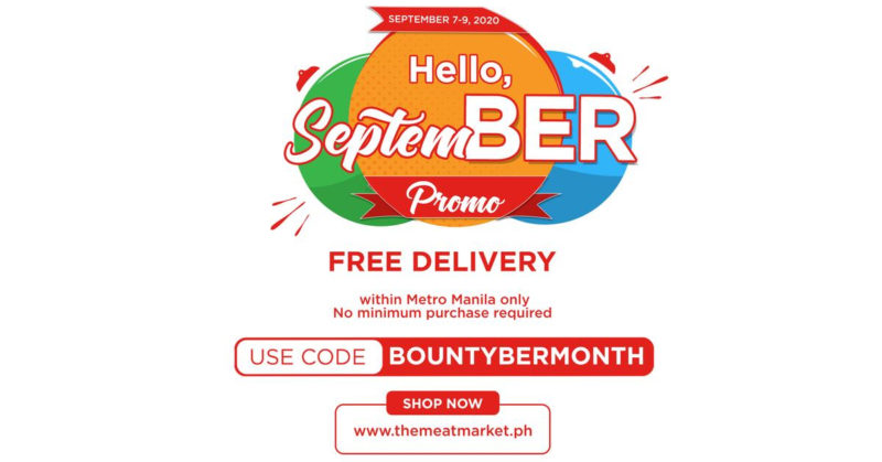 Bounty Fresh FREE DELIVERY September Promo