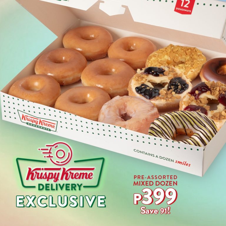 Krispy Kreme Delivery Exclusive P399 Promo | Manila On Sale