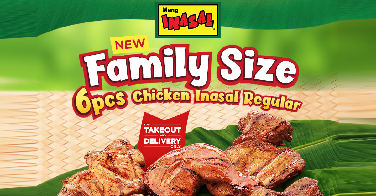 Mang Inasal 6pc Chicken Family Size Package