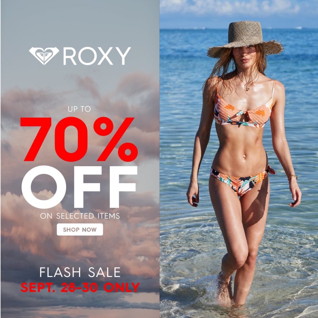 Roxy Philippines 70% OFF Flash Sale | Manila On Sale