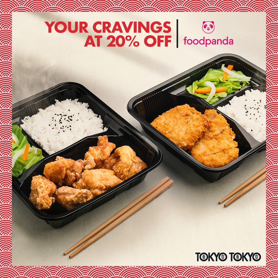 Tokyo Tokyo 20% OFF at FoodPanda Promo | Manila On Sale