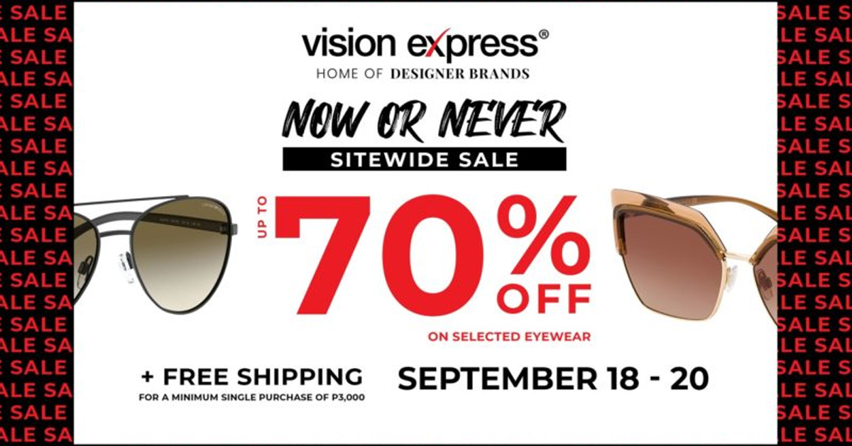 Vision Express Online Exclusive Sale | Manila On Sale