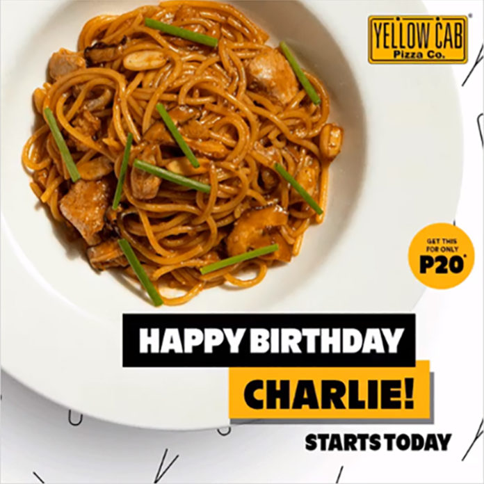 Yellow Cab Charlie Chan P20 Promo | Manila On Sale