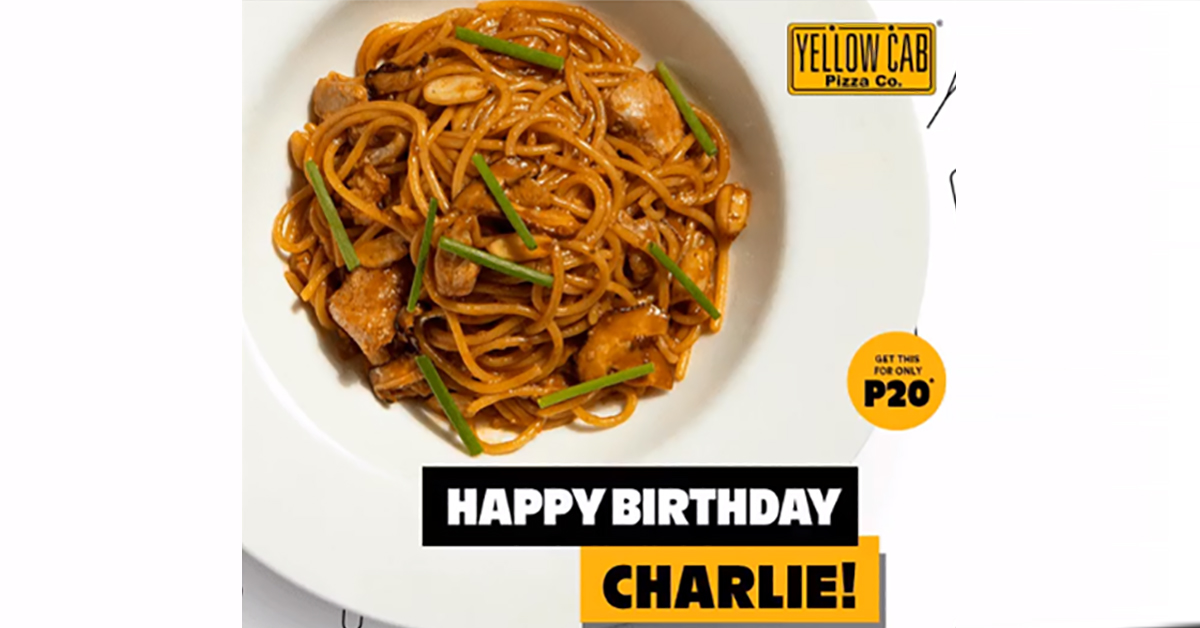 Yellow Cab Charlie Chan P20 Promo | Manila On Sale