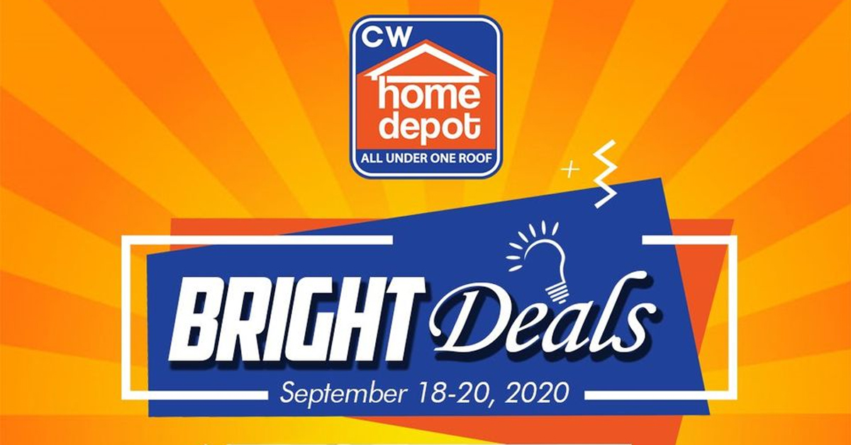 CW Home Depot BRIGHT Deals | Manila On Sale
