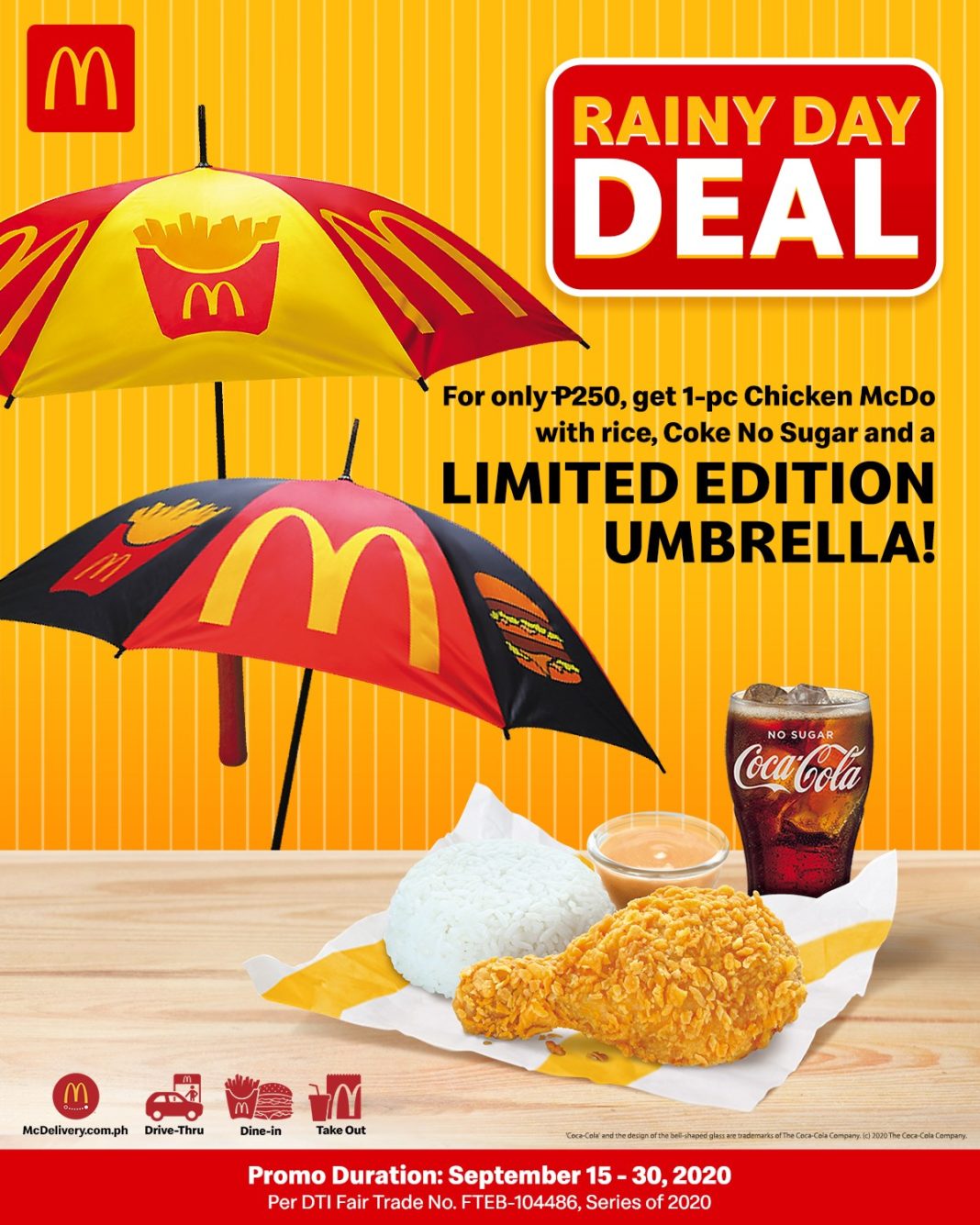 McDonald's Rainy Day Deal | Manila On Sale