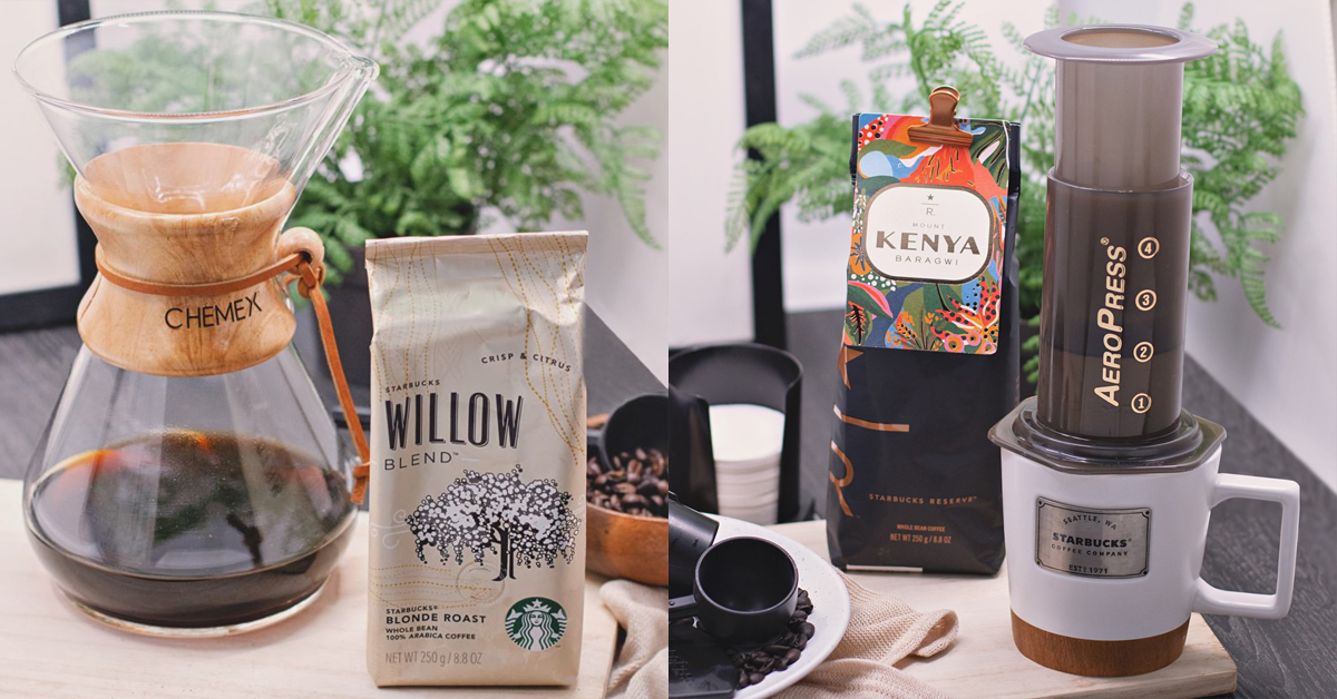 Starbucks breware and whole bean sets promo | Manila On Sale