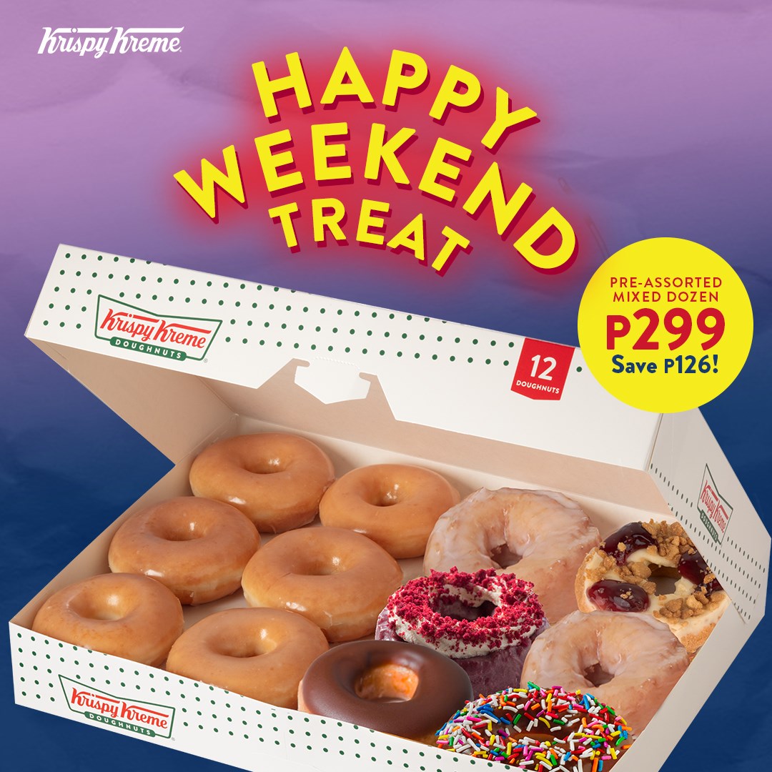 Krispy Kreme Happy October Weekend Treat | Manila On Sale