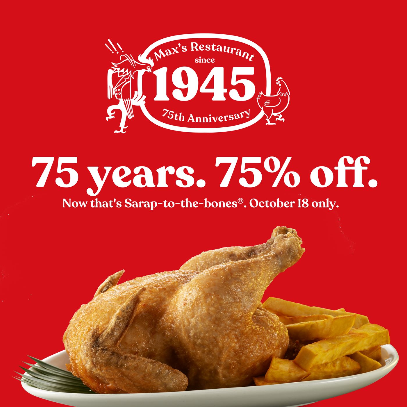 Max's 75th Anniversary Fried Chicken Promo | Manila On Sale
