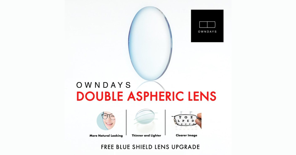 OWNDAYS Double Aspheric FREE Blue Shield Lens Upgrade Promo | Manila On ...