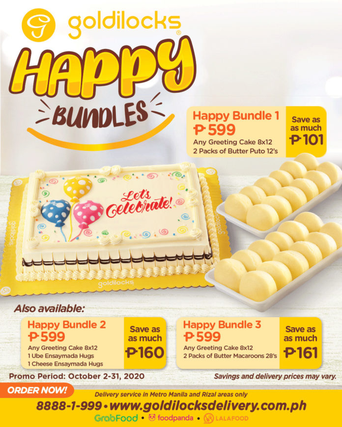 Goldilocks Happy Bundles Promo | Manila On Sale