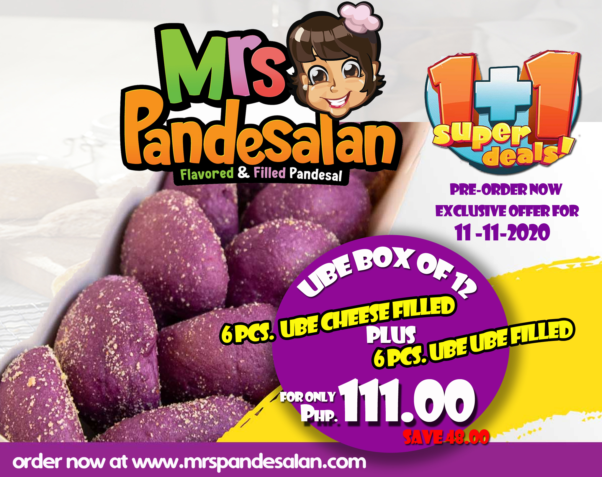 Mrs. Pandesalan 11.11 Great Ube Box Sale | Manila On Sale