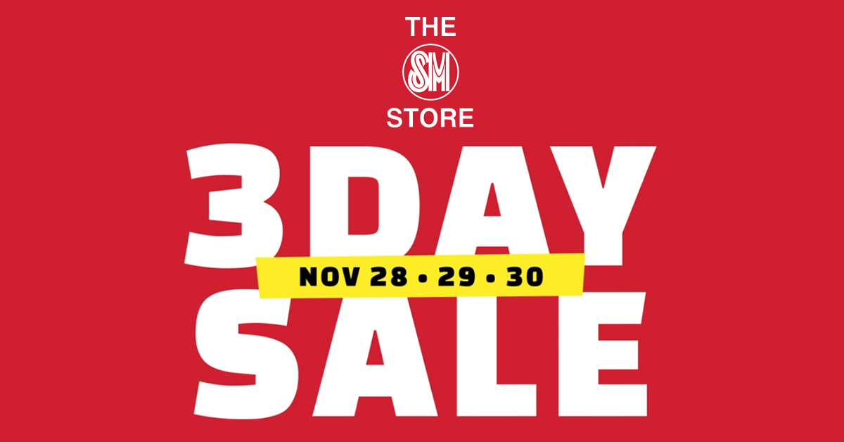 The SM Store November 3-Day Sale | Manila On Sale