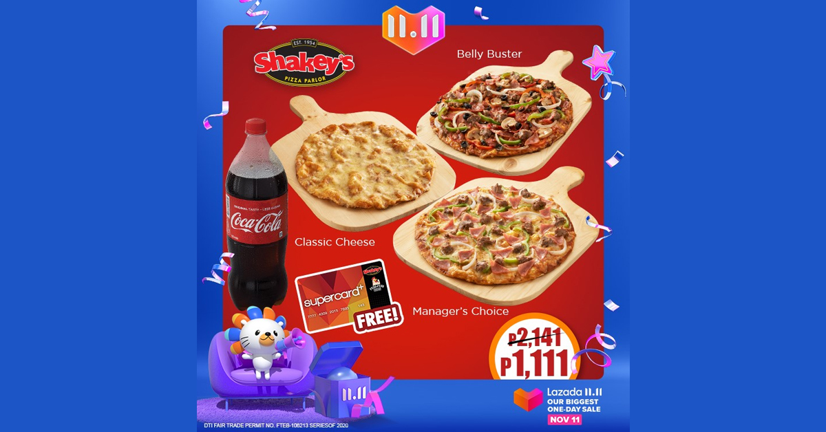 Shakey's 11.11 Pizza Party Promo | Manila On Sale