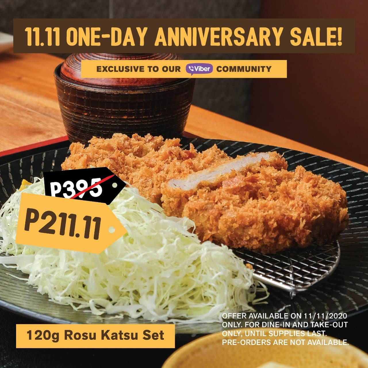 Yabu House of Katsu 11.11 Food Promo | Manila On Sale