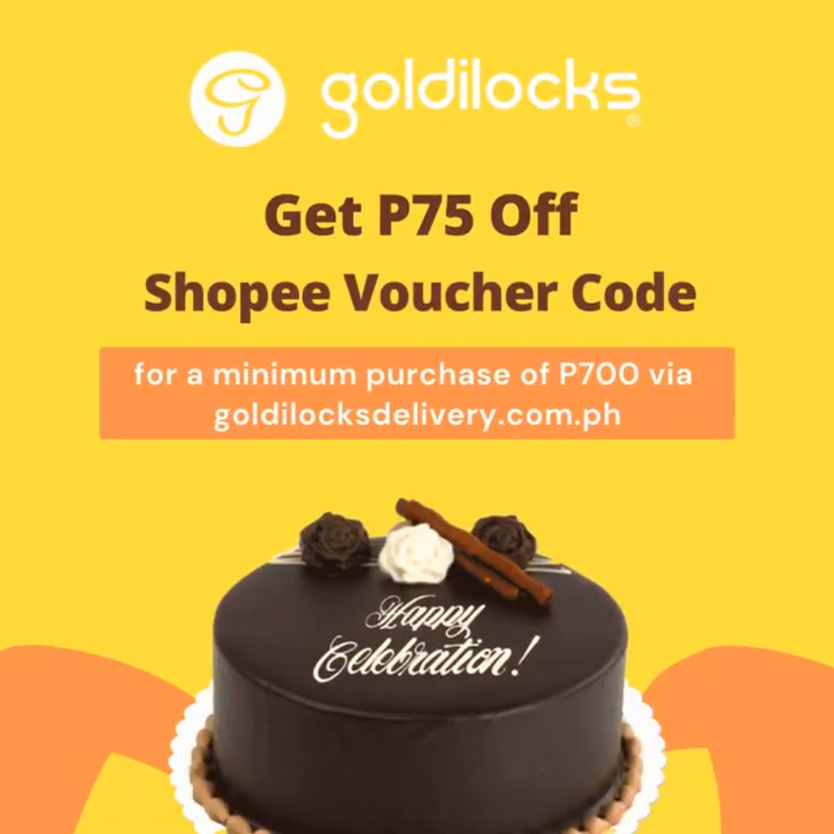 Goldilocks 11.11 Get ₱75 Off Shopee Voucher Code Promo | Manila On Sale
