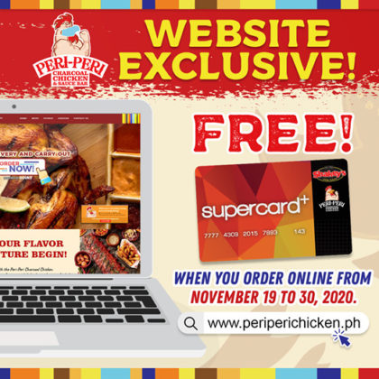 Peri Peri FREE SUPERCARD+ Online Promo | Manila On Sale