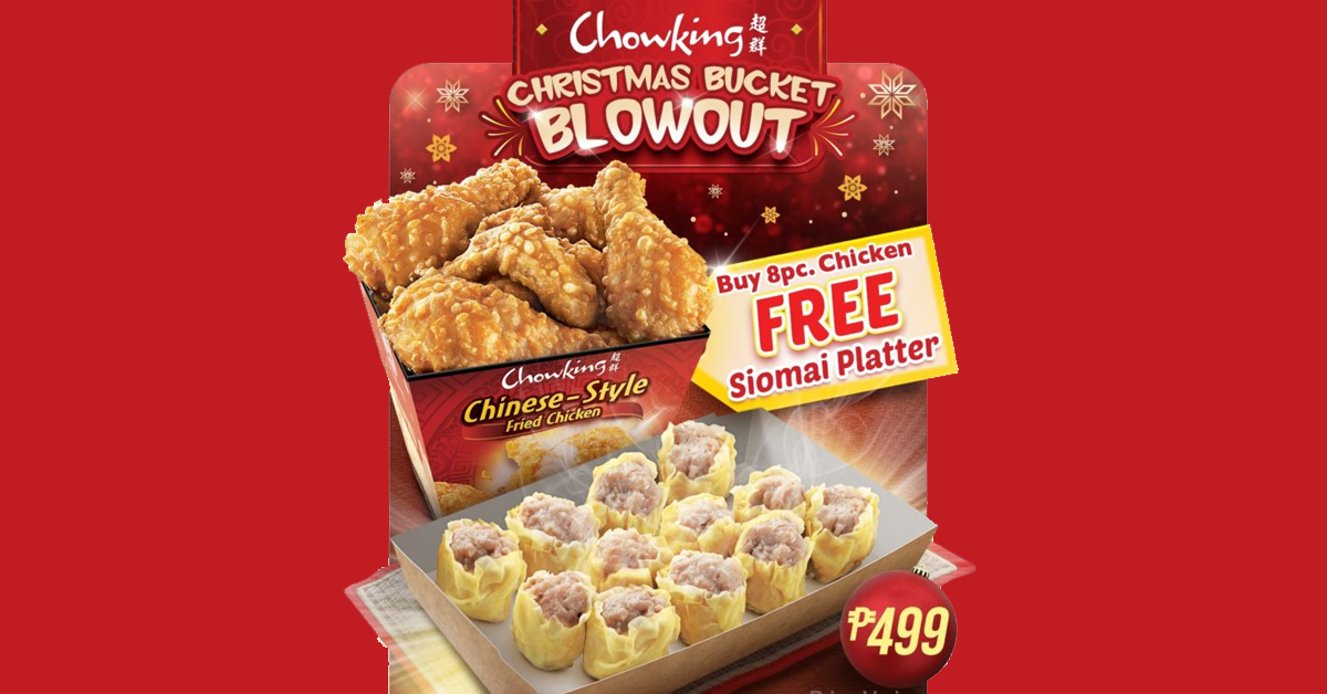 Chowking FREE Siomai Platter Promo (Extended) | Manila On Sale