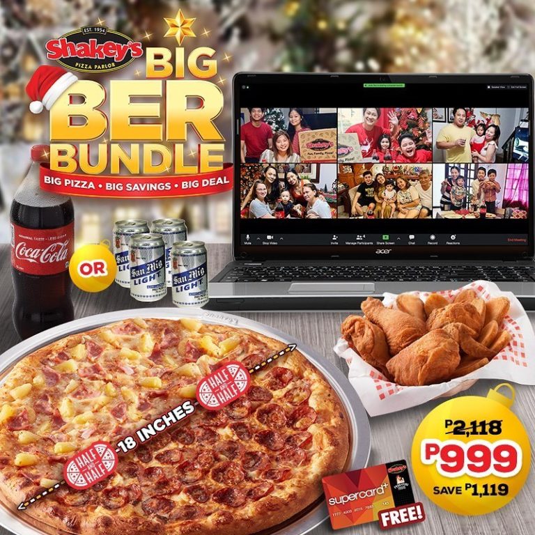 Shakey's Big Ber Bundle P999 Promo | Manila On Sale