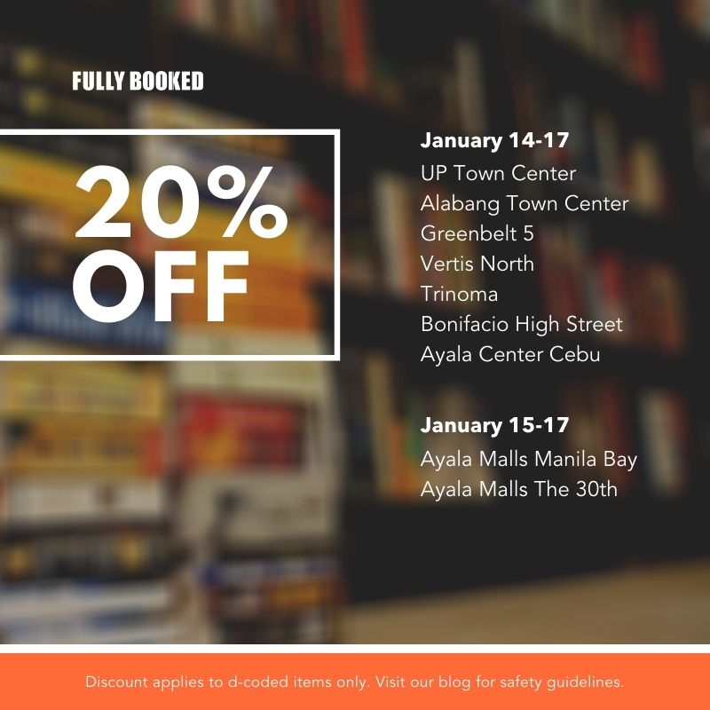 Fully Booked 20% OFF Weekend Promo | Manila On Sale